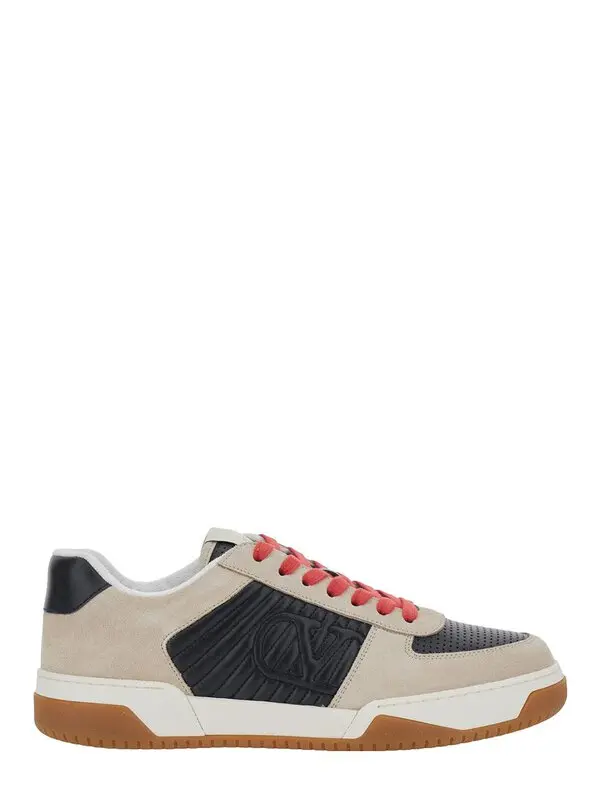 Valentino Garavani Lace-up Sneakers - Cream