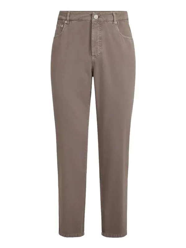 Brunello Cucinelli Dyed Cotton Pants - Multicolor