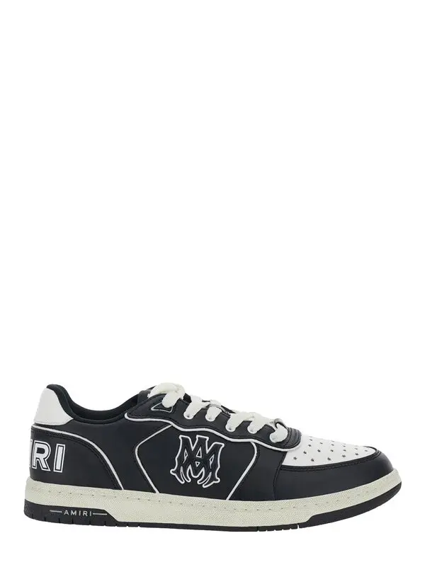 Amiri Newport' Leather Sneakers - Black
