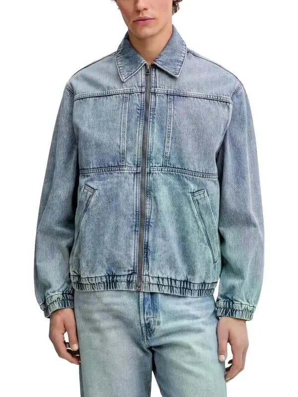 LEVI'S Zip-fastening Denim Jacket - Blue