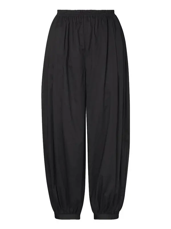 Tory Burch Balloon Pants With Cinched Ankles - Black