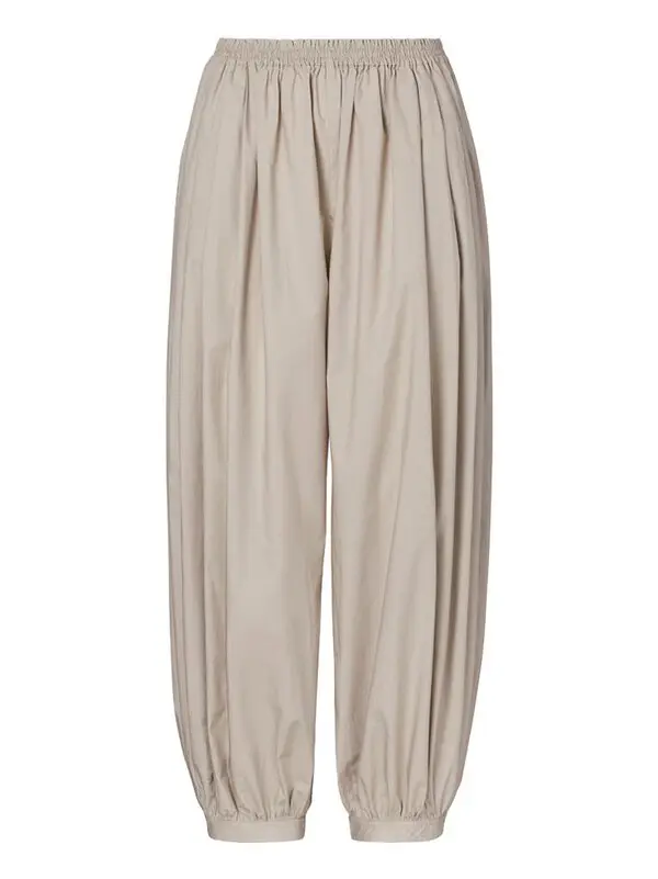 Tory Burch Balloon Pants With Cinched Ankles - Gray