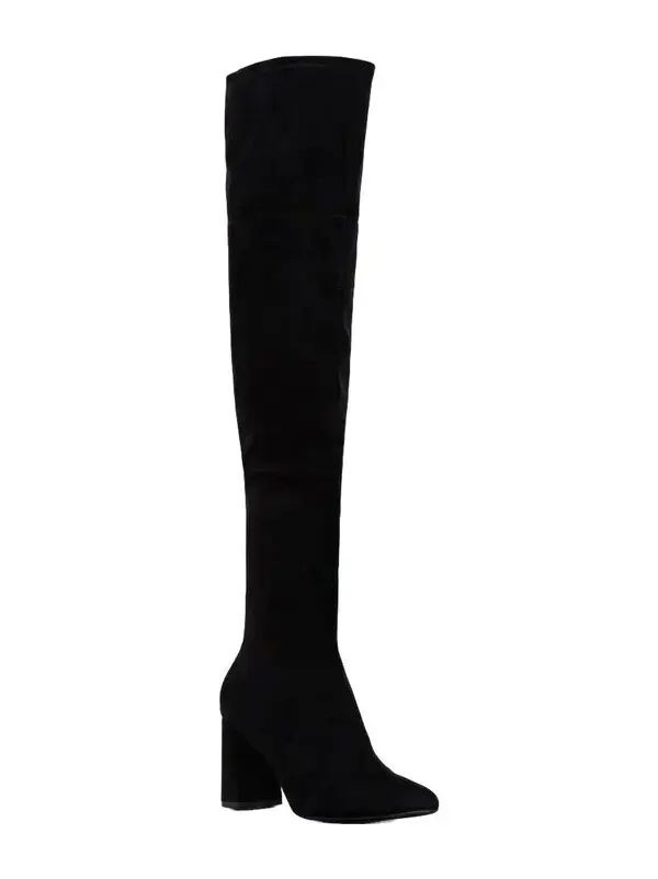 Jeffrey Campbell Suede Over-the-knee Boots - Black