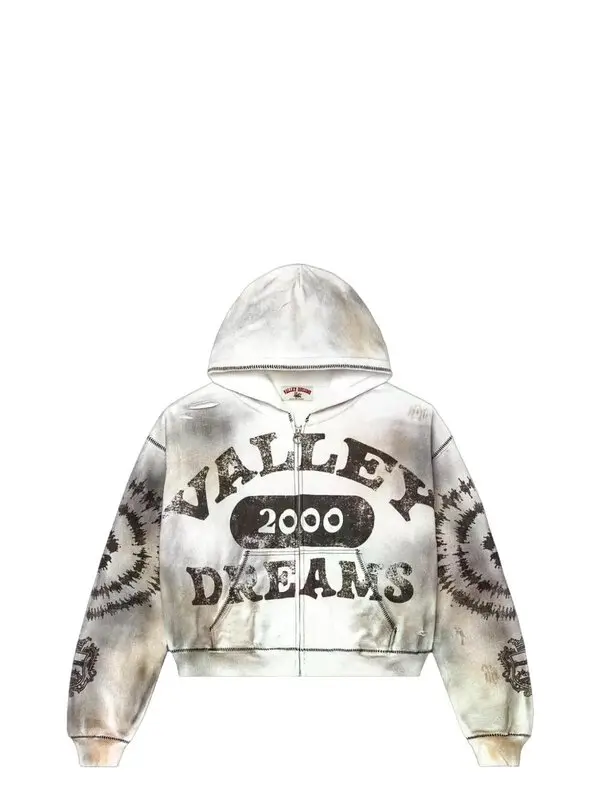 VALE FOREVER Zip-up Hoodie - Neutrals