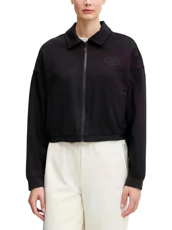 Guess Zip-up Bomber Jacket - Black