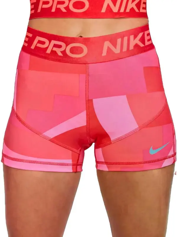 Nike Geometric Pattern Shorts - Pink