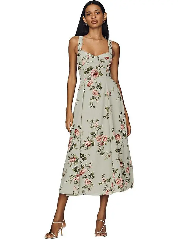 REFORMATION Lela Midi Dress - Chorus