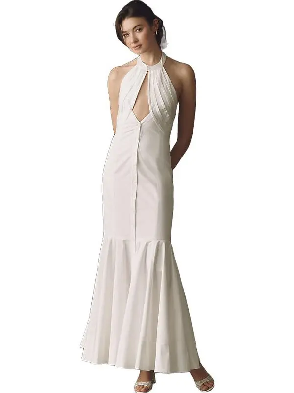 ET OCHS Cataleya Maxi Dress - White
