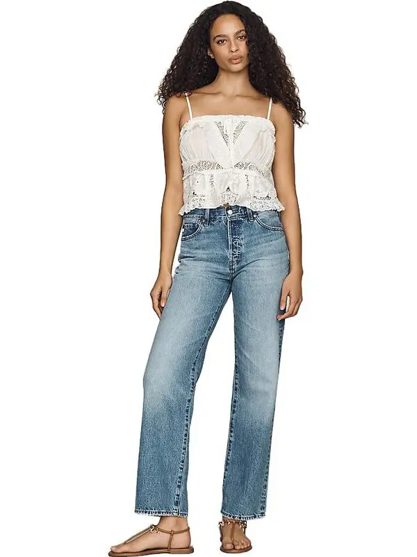 Ag Sydney High-rise Straight-leg Jeans - Candid