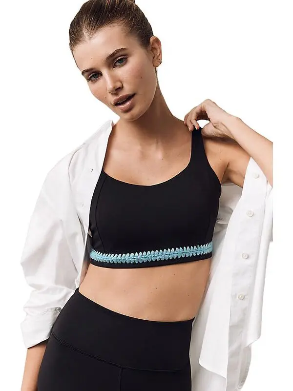 Spiritual Gangster Om Sports Bra - Black