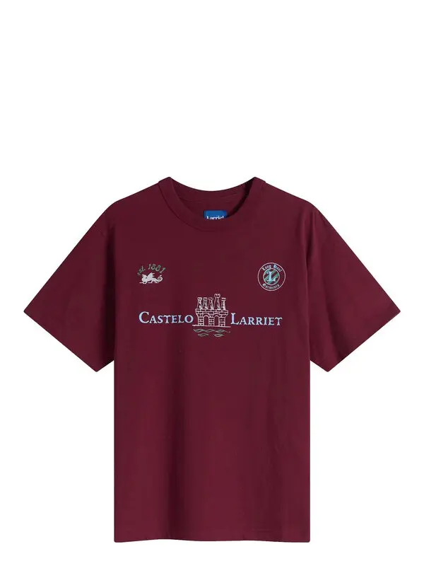 LARRIET Castelo T-shirt - Maroon