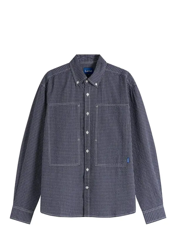 LARRIET Grant Shirt - Navy Check
