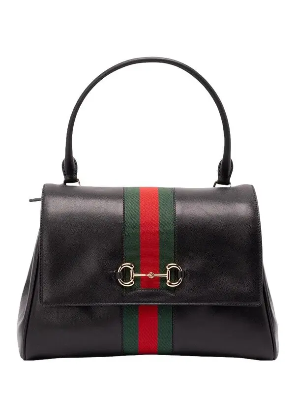 Gucci Horsebit Web Handbag - Multicolor