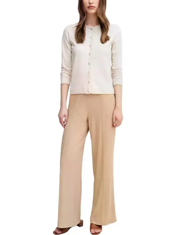 MOS MOSH Chevron Pattern Trousers - Neutrals
