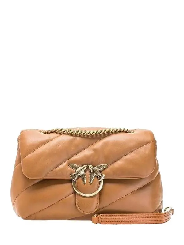 Pinko Love Classic Puff Maxi Shoulder Bag - Brown