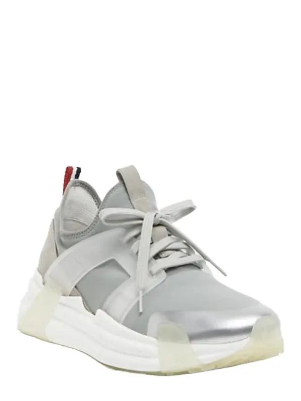 Moncler Logo Casual Sneakers - Gray