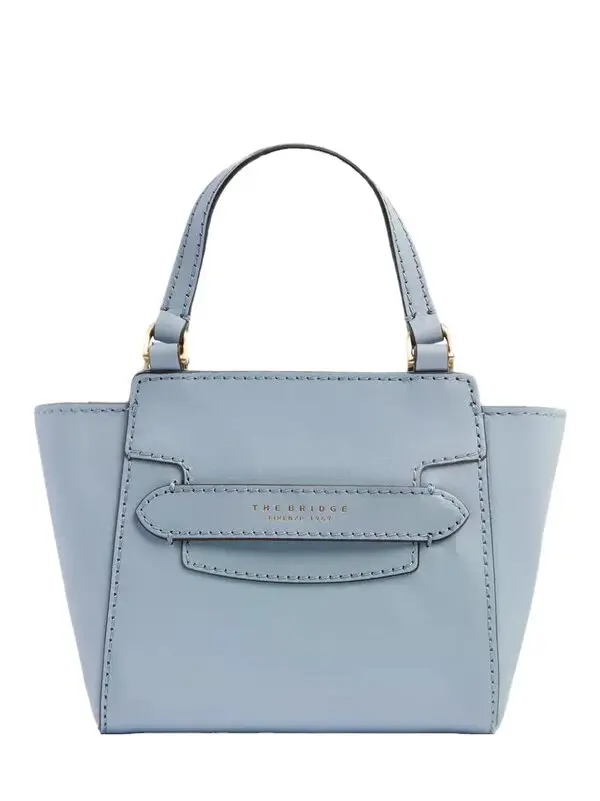 THE BRIDGE Leather Shoulder Bag - Blue