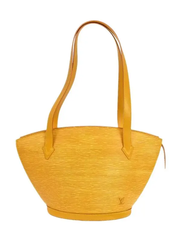 LOUIS VUITTON Saint Jacques Leather Tote Bag - Yellow
