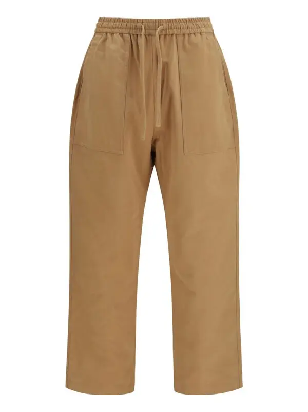 Maison Kitsuné Relaxed Fit Workwear Pants - Brown