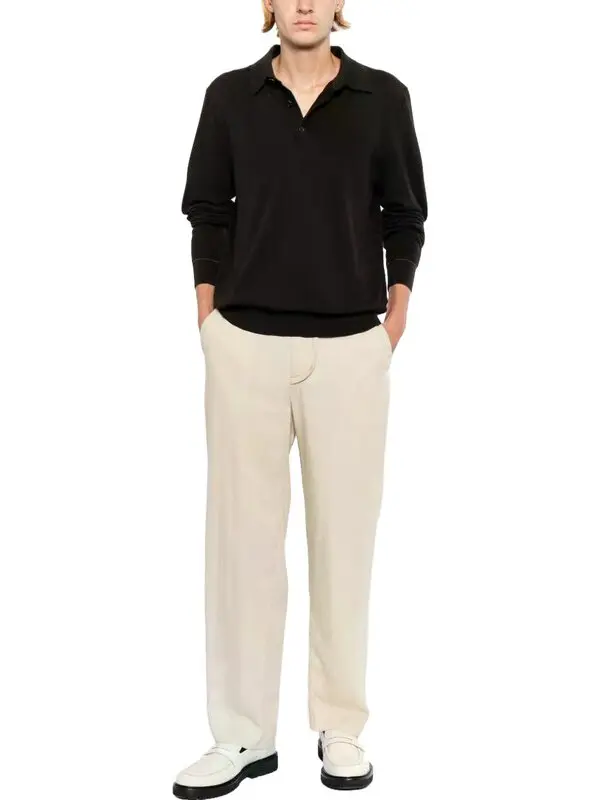 Brioni Sea Island Piqué Cotton Polo Shirt - Brown