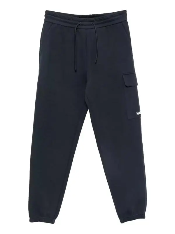 Mackage Marvin-r Logo-print Cargo Track Pants - Blue