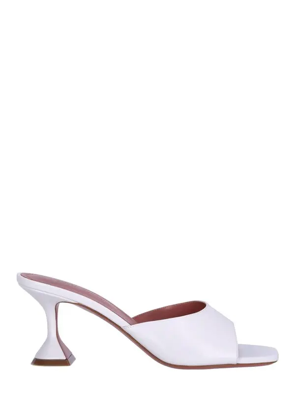 Amina Muaddi Lupita 70 High-heeled Sandals - White