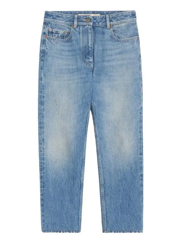 Valentino Garavani Light Wash Denim Trousers - Medium Blue