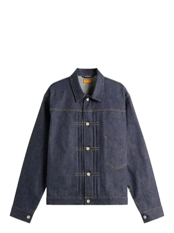 HUMAN MADE Long-sleeved Denim Jacket - Indigo