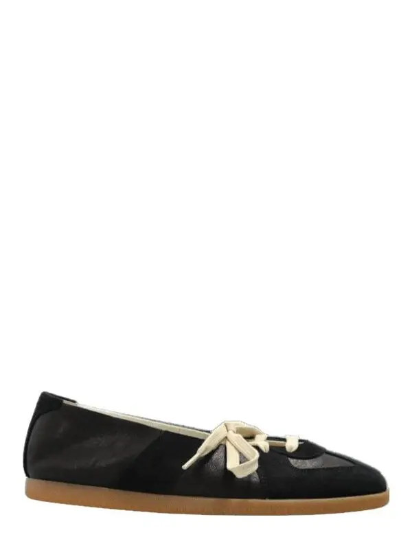 MAISON MARGIELA Replica Soft Laced Ballet Flats - Black