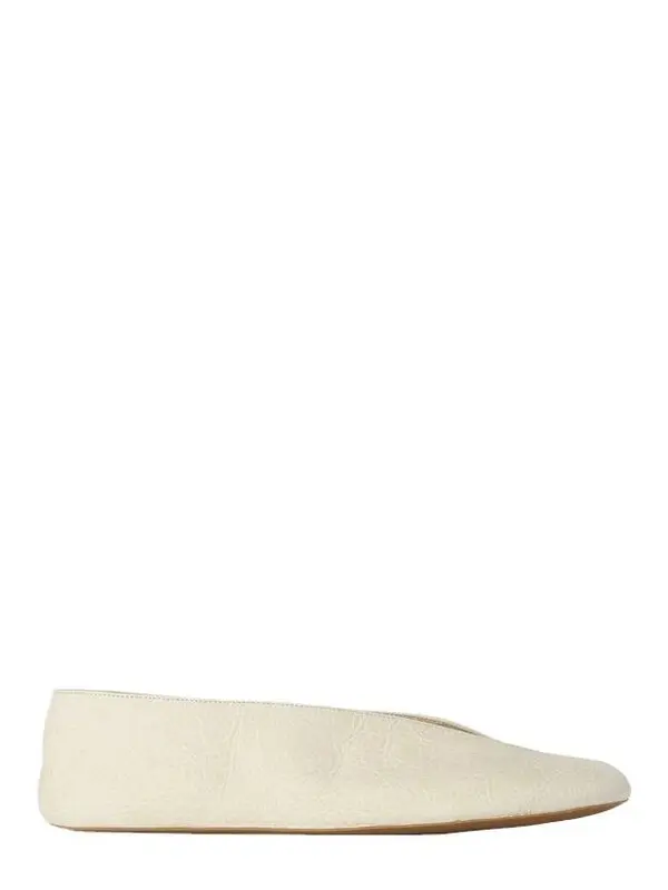 THE ROW Fay Flat Two Slip-on Shoes - Shell