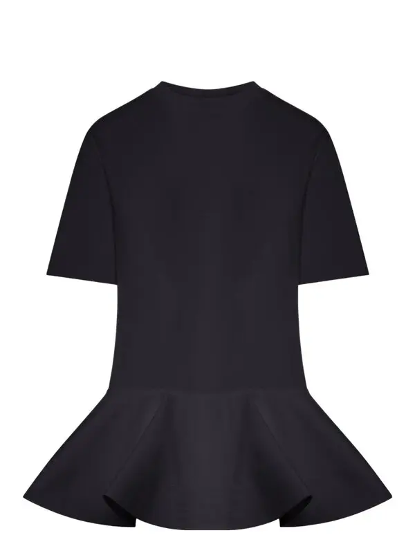Alaïa Peplum Hem Top - Black