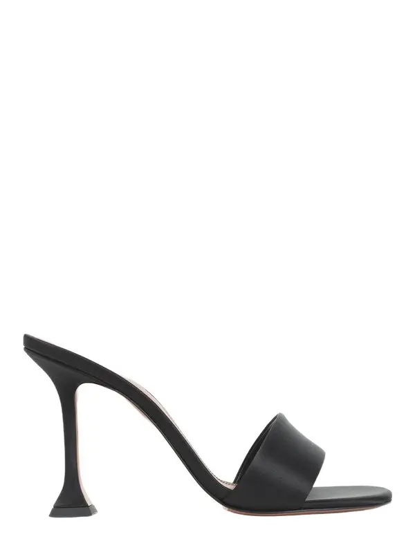 Amina Muaddi Open-toe High-heeled Sandals - Black