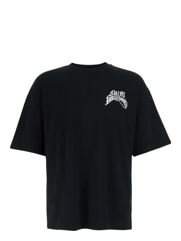 Amiri Hollywood Logo T-shirt - Black