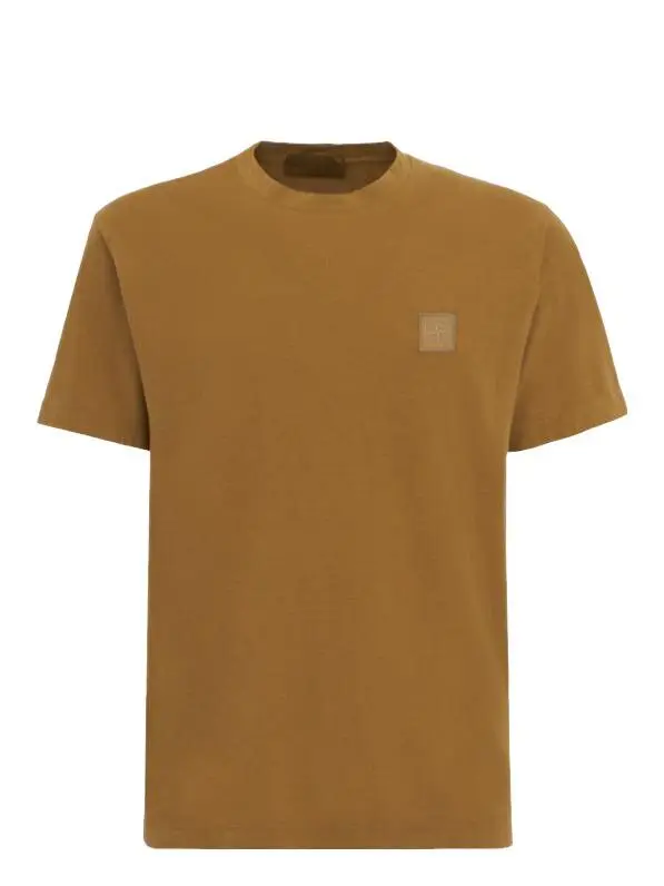 Stone Island Warm Crew Neck Short - Brown