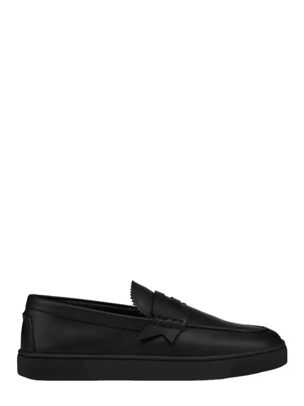 CHRISTIAN LOUBOUTIN The Harold I Slip-on Boat Shoes - Black