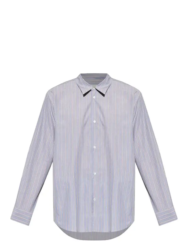 Studio Nicholson Striped Long-sleeve Shirt - Gray