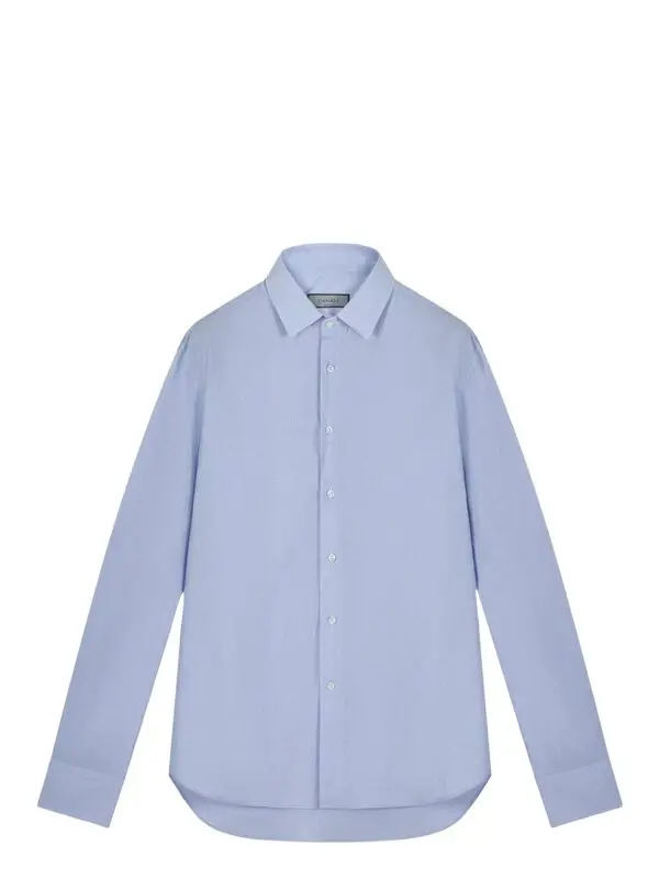 Canali Checked Shirt - Blue