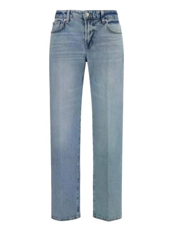 7 For All Mankind Calie Straight-leg Jeans - Blue