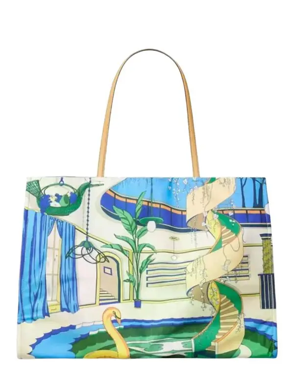Tory Burch Ella Printed Tote Bag - Neutrals