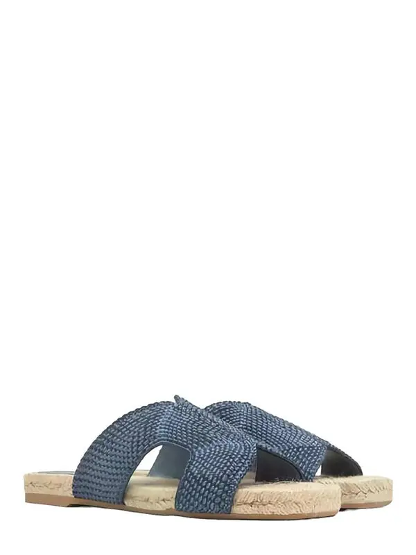 CastaÑer Woven Strap Espadrille Sandals - Blue