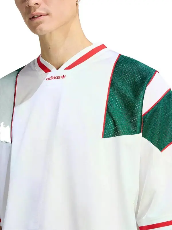 Adidas Mesh-panel Jersey T-shirt - White