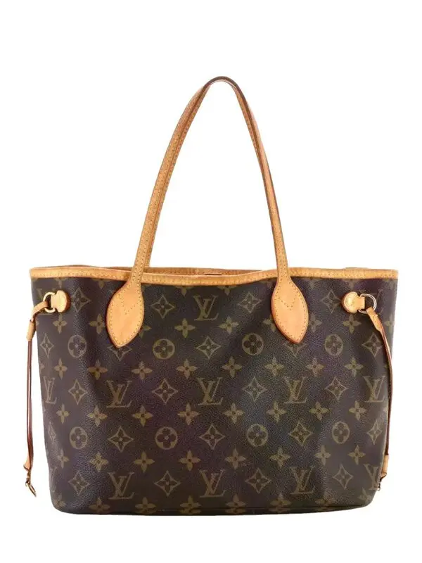 LOUIS VUITTON Monogram Canvas Pm Tote Bag - Brown