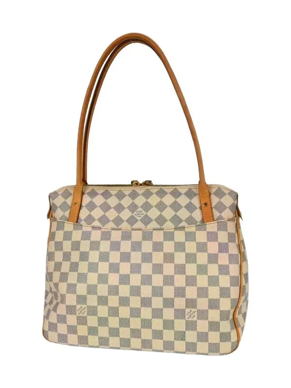 LOUIS VUITTON Damier Azur Figari Shoulder Bag - Neutrals