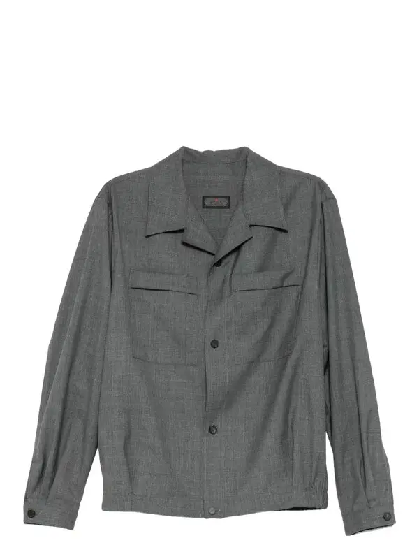 Kiton Chest-pocket Shirt Jacket - Grey