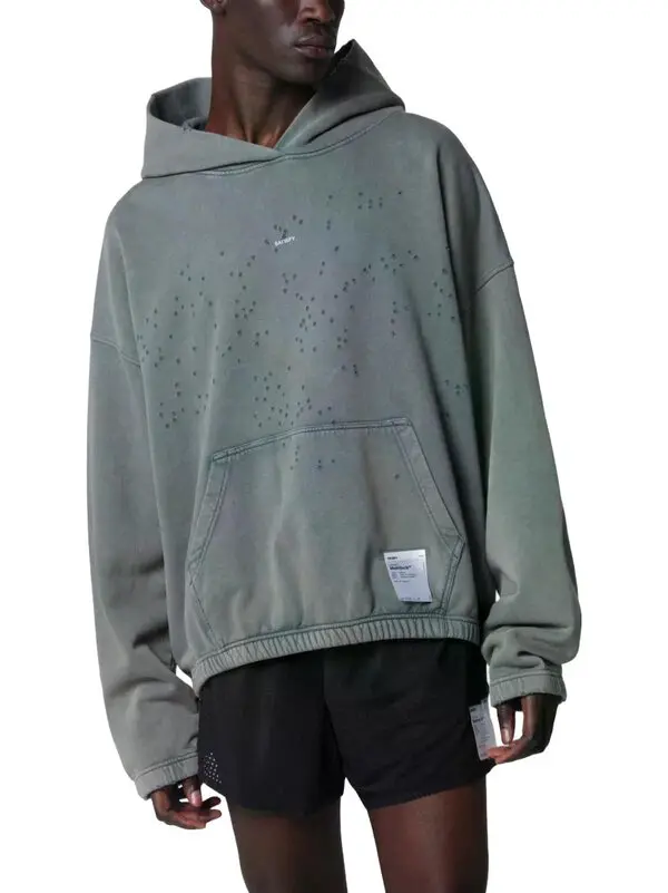 Satisfy Distressed Hoodie - Grey