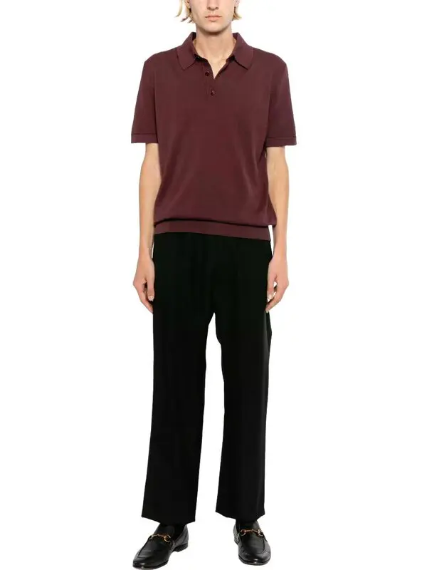 Brioni Short-sleeve Polo Shirt - Red