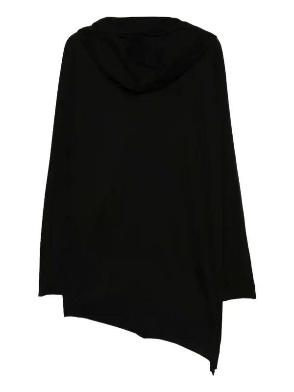JULIUS Jersey Hoodie - Black