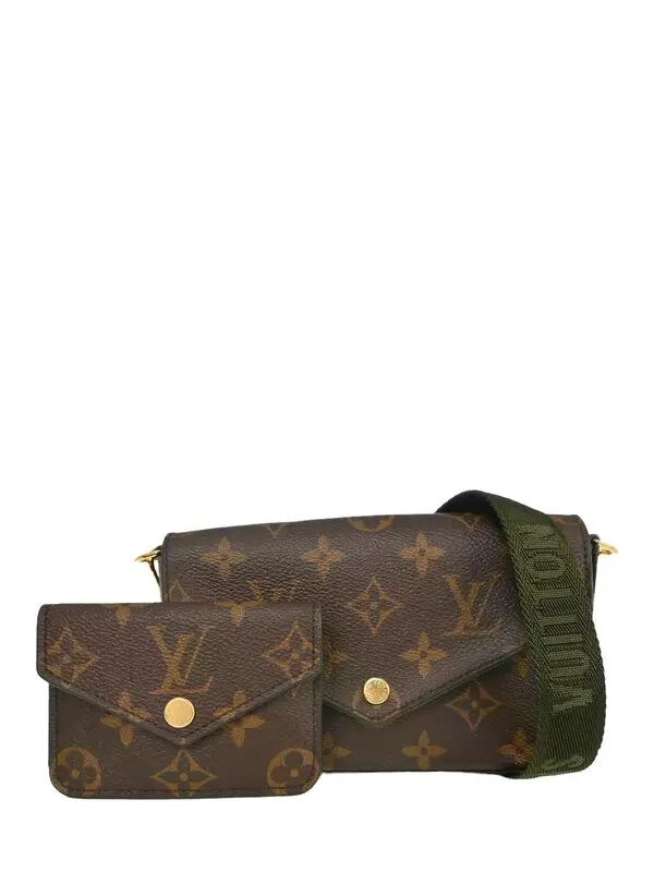 LOUIS VUITTON Felicie Monogram Mini Bag - Brown