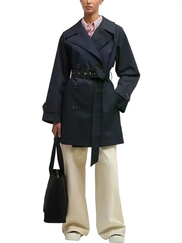 Barbour Adare Trench Coat - Blue