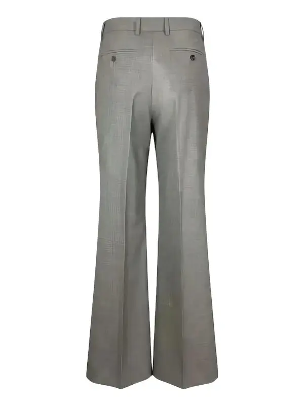 Seventy Pressed Crease Wide-leg Trousers - Grey